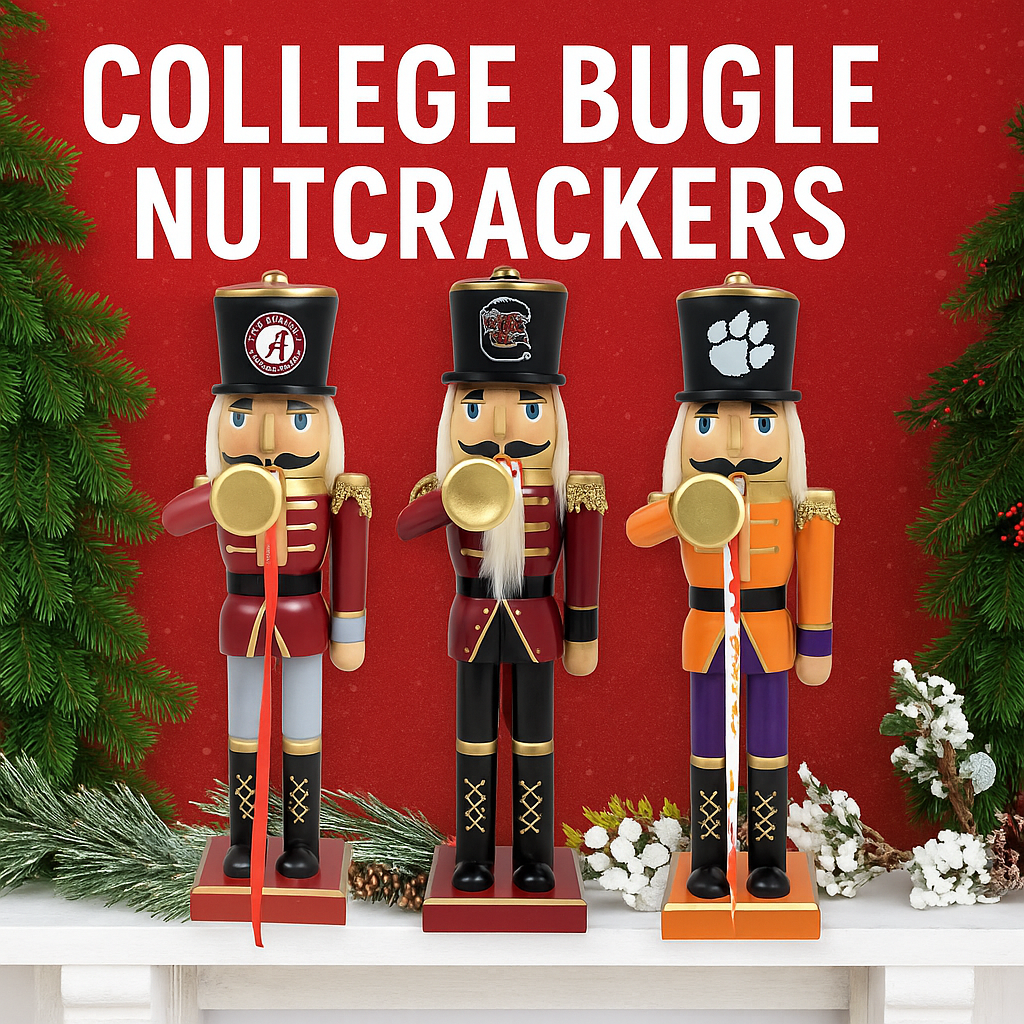 NCAA Bugler Nutcracker - College Team Holiday Decoration – A Coastal ...